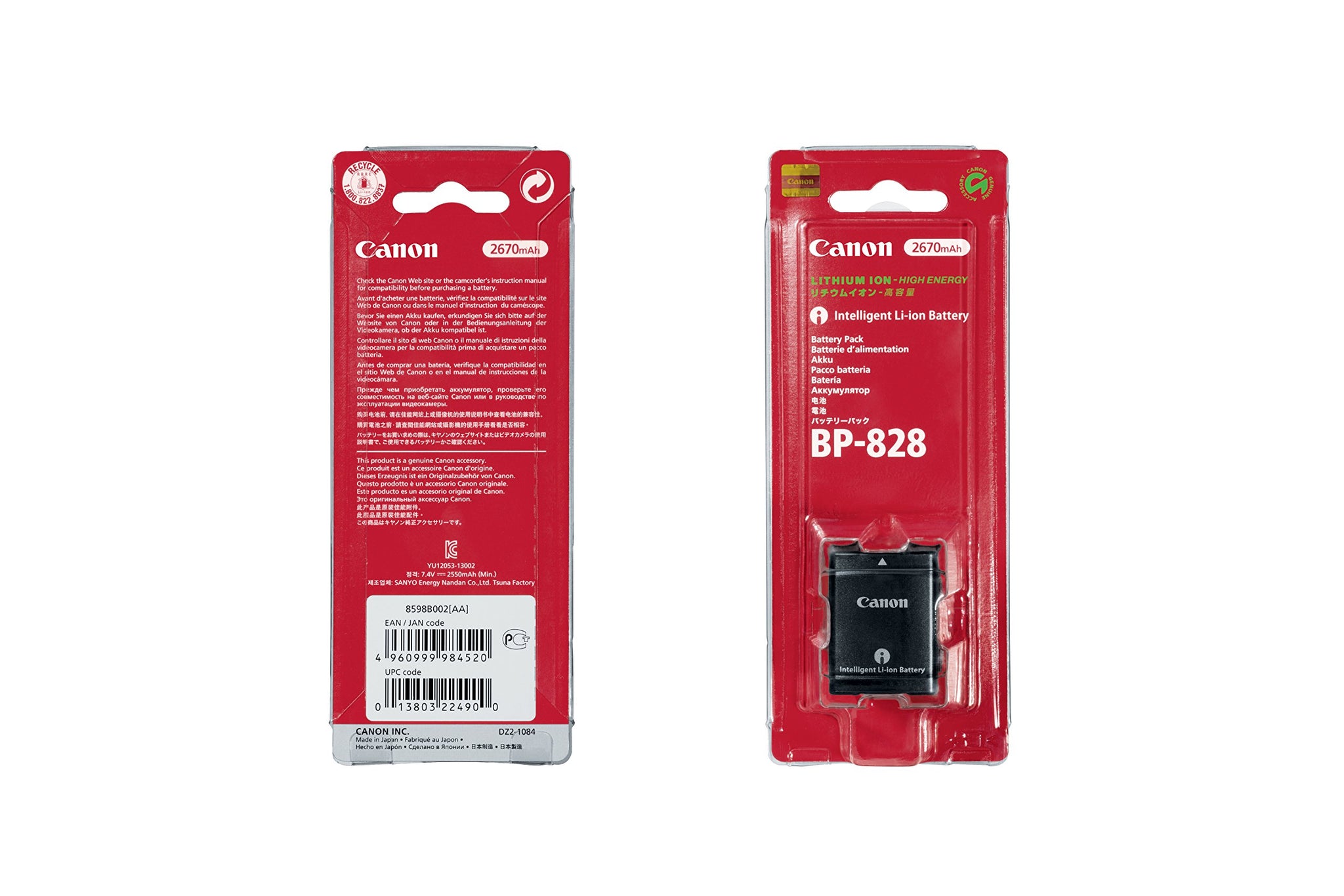 Canon BP-828 Lithium-ion Battery – S A Camera Land
