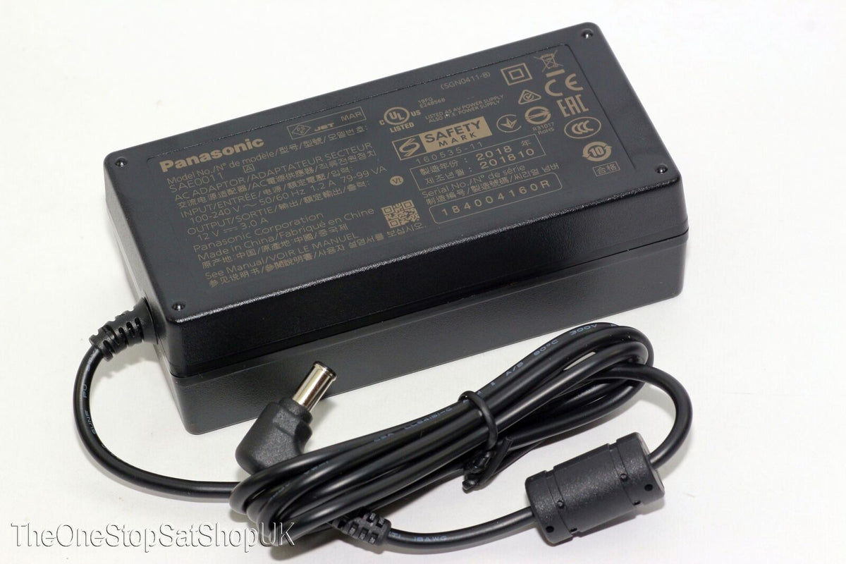 Panasonic SAE0011 Camcorder AC Adapter For AG-UX90 – S A Camera Land
